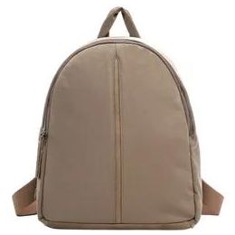 Rucksack SURI FREY "Rucksack SFY Pauly", Damen, Gr. B/H/T: 29cm x 36cm x 15cm, grau (taupe 900), Polyester, Rucks&auml;cke Rucksack