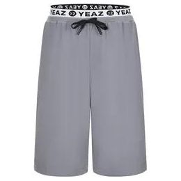 Shorts YEAZ "Shorts INSTRUCTOR", Herren, Gr. XL, US, grau, Obermaterial: 88% Polyester PES. 12% Elasthan EL., Hosen Shorts