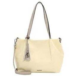 Emily & Noah Shopper EMILY & NOAH "Shopper E&N Elke", Damen, Gr. B/H/T: 39cm x 26cm x 14cm 0, gelb (lightgelb 431), Polyester, Taschen Shopper