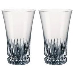 Villeroy & Boch Longdrinkglas VILLEROY & BOCH "Longdrinkgl&auml;ser Grand Royal 300 ml 2er Set transparent", bunt (transparent), 2 tlg., Glas, Trinkgef&auml;&szlig;e