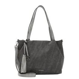 Emily & Noah Shopper EMILY & NOAH "Shopper E&N Elke", Damen, Gr. B/H/T: 39cm x 26cm x 14cm 0, grau (grau 800), Polyester, Taschen Shopper