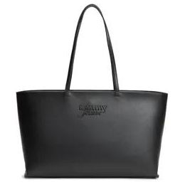 Tommy Hilfiger Tragetasche TOMMY JEANS "TJW MUST TOTE", Damen, Gr. B/H/T: 48cm x 25,5cm x 13cm, schwarz, Lederimitat, Taschen, Damen Shopper, Handtasche mit h&uuml;bschem Logoschriftzug