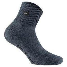 Kurzsocken Rohner SOCKS "Socken 1er Pack", Herren, Gr. 44-46, blau, Obermaterial: 42% Wolle mw. 41% Polyamid PA. 15% Polypropylen PP. 2% Elasthan EL., Socken