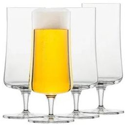 Schott Zwiesel Bierglas SCHOTT-ZWIESEL "Pilsgl&auml;ser Beer Basic 0,3 Liter 4er Set transparent", bunt (transparent), 4 tlg., Glas, Trinkgef&auml;&szlig;e