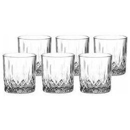 Whiskyglas Leonardo "Whiskybecher Limited Edition 320 ml 6er Set transparent", bunt (transparent), 6 tlg., Glas, Trinkgef&auml;&szlig;e, Whiskyglas