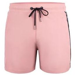 Badeshorts YEAZ "Badeshorts SEABEAT", Herren, Gr. XXL, US, pink, Obermaterial: 92% Polyester PES. 8% Elasthan EL., Badehosen Badeshorts