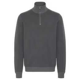 Troyer Blend "Troyer BHBAAL HALF ZIPP KNIT", Herren, Gr. S, grau (iron gate), Obermaterial: 70% Baumwolle CO. 30% Nylon NY., Pullover Troyer