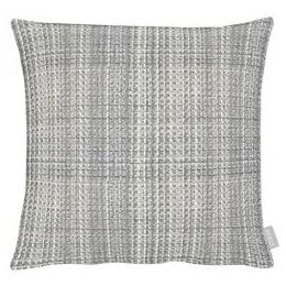 Dekokissen Apelt "Cona", grau, B:46cm H:0,5cm L:46cm, Polyester, Dekokissen_Sitzkissen_Kissenh&uuml;llen, Outdoor