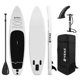 Inflatable SUP-Board YEAZ "SUP Board und Kit NOHEA - EXOTRACE - SET", wei&szlig;, Wassersportboards