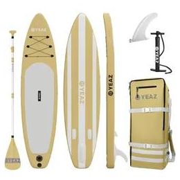 Inflatable SUP-Board YEAZ "SUP Board und Kit LE CLUB - EXOTRACE - SET", gelb, Wassersportboards