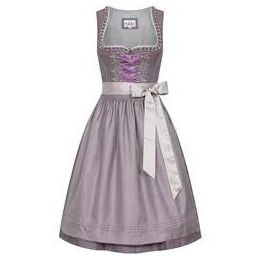 N&uuml;bler Dirndl N&Uuml;BLER "Midi Dirndl Gavrilla", Damen, Gr. 44, EURO, lila, Obermaterial: 100% Polyester PES., Kleider