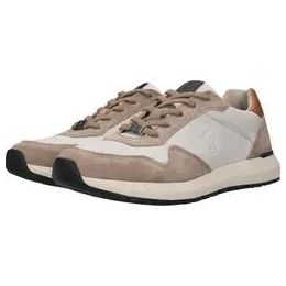 Sneaker Salamander, Herren, Gr. 43, beige, kombiniert, Leder, Schuhe Sneaker, Schn&uuml;rschuh, Halbschuh, Freizeitschuh