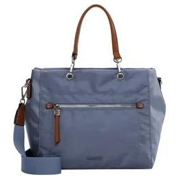 Emily & Noah Shopper EMILY & NOAH "Shopper E&N Esther", Damen, Gr. B/H/T: 31cm x 28cm x 14cm 0, blau (crystal blau 536), Polyester, Taschen Shopper