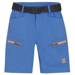 Cargoshorts Color Kids "Cargoshorts COShorts Outdoor W. Zip Pockets", Jungen, Gr. 128, N-Gr, blau (campanula), Obermaterial: 92% Nylon NY. 8% Elasthan EL., Hosen