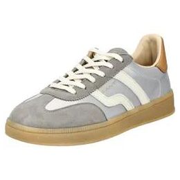 Sneaker Gant "Gant Sneaker Veloursleder/Textil", Damen, Gr. 41, grau, Textil, Veloursleder, Schuhe Sneaker