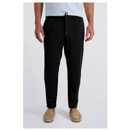 Jogger Pants Pierre Cardin "PC-Crozon Jogg Pants", Herren, Gr. 38, L&auml;nge 30, schwarz, Web, Obermaterial: 52% Polyester, 21% Polyamid, 17% Viskose, 10% Elasthan, bequem lang, Hosen, im Chinohosen- Style