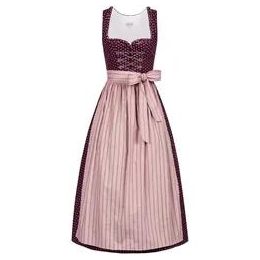 N&uuml;bler Dirndl N&Uuml;BLER "Dirndl lang Thea", Damen, Gr. 40, EURO, rot, Obermaterial: 100% Baumwolle CO., Kleider