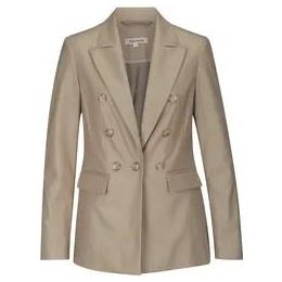Jackenblazer Alba Moda "Blazer Blazer", Damen, Gr. 42, gr&uuml;n (sand), Obermaterial: 100% Polyurethan PU., Modern, tailliert, Blazer