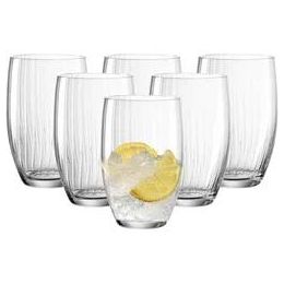 Glas Leonardo "Trinkgl&auml;ser Poesia 460 ml 6er Set transparent", bunt (transparent), Glas, Trinkgef&auml;&szlig;e, GlaeserSet Wasserglas