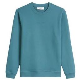 Marc O'Polo Sweatshirt MARC O'POLO DENIM "Sweatshirt Crew Neck, Print, Reg Fit 1er Pack", Herren, Gr. L, blau (petrol (north sea)), Obermaterial: 100% Baumwolle CO., Sweatshirts Sweatshirt