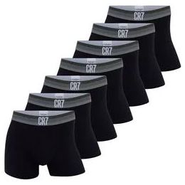 CR7 Cristiano Ronaldo Boxershorts CR7 "Boxershort 7er Pack", Herren, Gr. XL, schwarz (schwarz, gr&uuml;n), Obermaterial: 95% Baumwolle CO. 5% Elasthan EL., Unterhosen