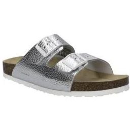 Sandale Josef Seibel "Hermine 01, silber", Damen, Gr. 39, silber, Obermaterial: 100% Rindsleder Leather cow., Schuhe Sandale