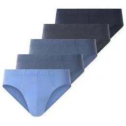 Slip Jan Vanderstorm "5er Pack Sportslip ERBLIN", Herren, Gr. 3XL, blau (dunkelblau), Obermaterial: 100% Baumwolle CO., Unterhosen Slip
