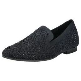 Slipper Gabor "Gabor Slipper Textil", Damen, Gr. 40,5, schwarz (dunkelblau), Textil, Schuhe Slipper