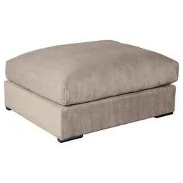 Polsterhocker Home Affaire "Finca XXL, B: 125 cm", taupe, B:125cm H:52cm T:101cm, 100% Polyester, Hocker, Polsterhocker, Mega-Hocker, in Cord oder Chenille-Struktur w&auml;hlbar