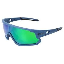 Sportbrille YEAZ "Sport-Sonnenbrille Cyan Blue/Green SUNRISE", Damen, gr&uuml;n, Sonnenbrillen