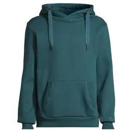 Kapuzenpullover SALZHAUT "Hoodie HEFF", Herren, Gr. L, blau (dragonfly), Obermaterial: 55% Baumwolle CO. 45% Polyester PES., Pullover Kapuzenpullover