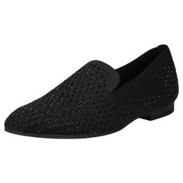 Slipper Gabor "Gabor Slipper Textil", Damen, Gr. 42, schwarz, Textil, Schuhe Slipper