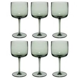 Villeroy & Boch Weinglas "Weingl&auml;ser Like Glass 270 ml 6er Set", gr&uuml;n (sage), 6 tlg., Glas, LIKE. BY VILLEROY & BOCH, Trinkgef&auml;&szlig;e, Weinglas