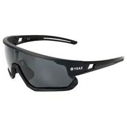 Sportbrille YEAZ "Sport-Sonnenbrille Black SUNRISE", Damen, schwarz, Sonnenbrillen