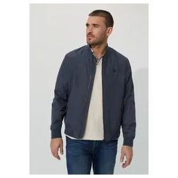Blouson Street One MEN, Herren, Gr. XL (44), summer night blau, Stoff, Obermaterial: 100% Polyester; Futter: 100% Polyester, unifarben, comfort fit normal, hoch geschlossener Ausschnitt, normaler Saum, Jacken Blouson, mit Stehkragen