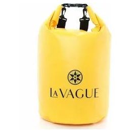 Packsack LA VAGUE "Wasserfester Packsack 40L ISAR", Gr. 40, gelb, Obermaterial: 100% PVC PVC., Taschen