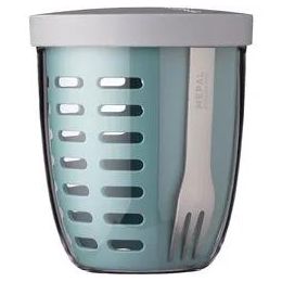 Lunchbox Mepal "Fruitpot Ellipse 600 ml", gr&uuml;n (nordic gr&uuml;n), Lebensmittelaufbewahrungsbeh&auml;lter, Lunchbox