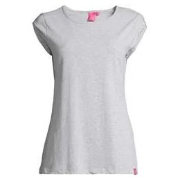 T-Shirt SALZHAUT "Shirt BIIKE", Damen, Gr. XL, grau (grau melange), Obermaterial: 100% Baumwolle CO., Shirts T-Shirt