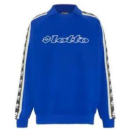 Sweatshirt Lotto, Herren, Gr. M (48/50), surf the web, 80% Baumwolle, 20% Polyester, mehrfarbig, Rundhals, mit &Auml;rmelbesatz Rippb&uuml;ndchen, Sweatshirts Sweatshirt, im Retrodesign (Calcio '93)