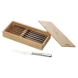 Villeroy & Boch Besteck-Set VILLEROY & BOCH "Pizza- & Steakmesser Oscar 6er Set silber", silber, 6 tlg., Essbesteck-Sets