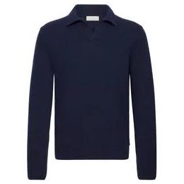 Longsleeve Casual Friday "Strickpullover CFKARL LAMBSWOOL", Herren, Gr. XL, blau (navy blazer), Obermaterial: 80% Wolle mw. 20% Polyamid PA., Pullover