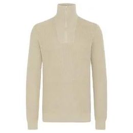 Troyer Blend "Troyer BHDENO HALFZIPP", Herren, Gr. 3XL, grau (plaza taupe), Obermaterial: 50% Baumwolle CO. 50% Polyacryl PAN., Pullover Troyer