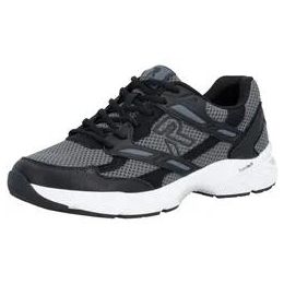 Sneaker Rieker SPORT, Herren, Gr. 42, schwarz, grau, Lederimitat, Textil, Schuhe Sneaker, Freizeitsneaker, Halbschuh, Ugly-Schn&uuml;rer in bequemer Form