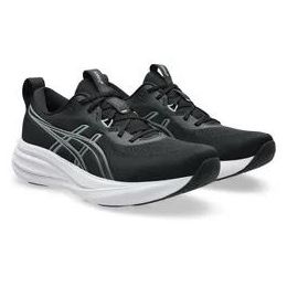 Laufschuh asics "GEL-PULSE 17", Herren, Gr. 48, schwarz, gravel, Synthetik, Schuhe Laufschuh, mit GEL-Technologie im R&uuml;ckfu&szlig;, mit FF BLAST D&auml;mpfung