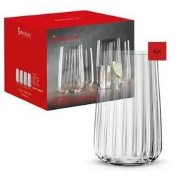 Longdrinkglas Spiegelau "Longdrinkgl&auml;ser Lifestyle 510 ml 4er Set transparent", bunt (transparent), 4 tlg., Glas, Trinkgef&auml;&szlig;e