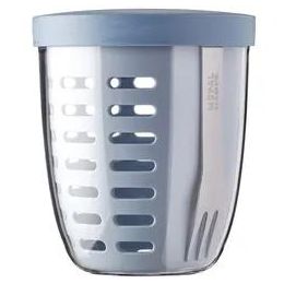 Lunchbox Mepal "Fruitpot Ellipse 600 ml", blau (nordic blau), Lebensmittelaufbewahrungsbeh&auml;lter, Lunchbox