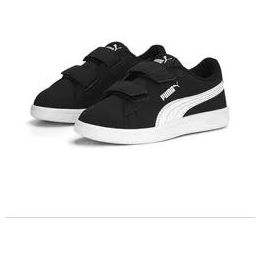 Sneaker Puma "Smash 3.0 Buck Sneakers Jugendliche", Damen, Gr. 33, schwarz, wei&szlig;, Obermaterial: Synthetik, Textil. Futter: Textil. Innensohle: Textil. Laufsohle: Gummi, Schuhe Sneaker