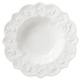 Villeroy & Boch Suppenteller VILLEROY & BOCH "Suppenteller Toy's Delight Royal Classic &oslash; 23,2 cm wei&szlig;", wei&szlig;, L:23,2cm, Speiseteller