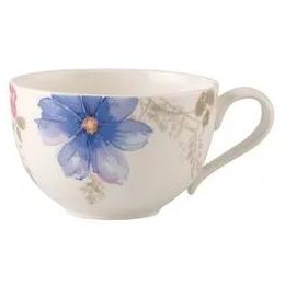 Villeroy & Boch Tasse VILLEROY & BOCH "Fr&uuml;hst&uuml;ckstasse Mariefleur Gris Basic 290 ml bunt", bunt, 1 tlg., Porzellan, Trinkgef&auml;&szlig;e, Tasse