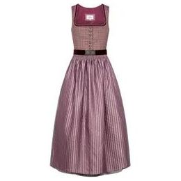 N&uuml;bler Dirndl N&Uuml;BLER "Dirndl lang Edda", Damen, Gr. 40, EURO, lila (beere), Obermaterial: 100% Polyamid PA., Kleider